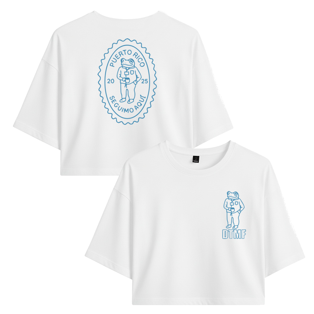 Crop Bad Bunny Concho silueta DTMF – WW STORE